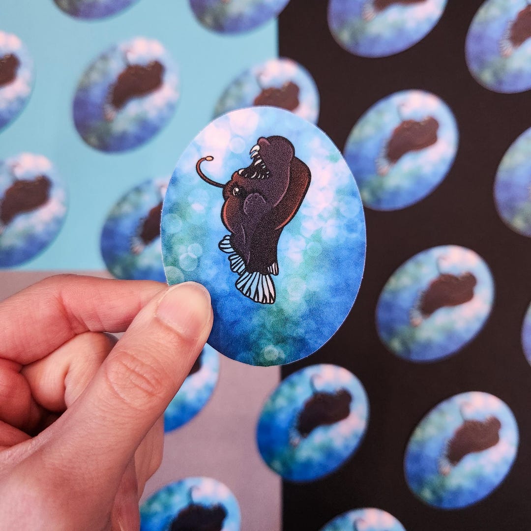 Angler Fish Angel | Feelinstabby Shop | Ocean - Etsy