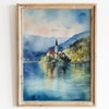 Rivendell Journey to the Middle Earth With a Stunning Watercolor Print ...