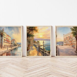 Split Croatia Travel Poster Set of 3 Transform Your Home Into a ...