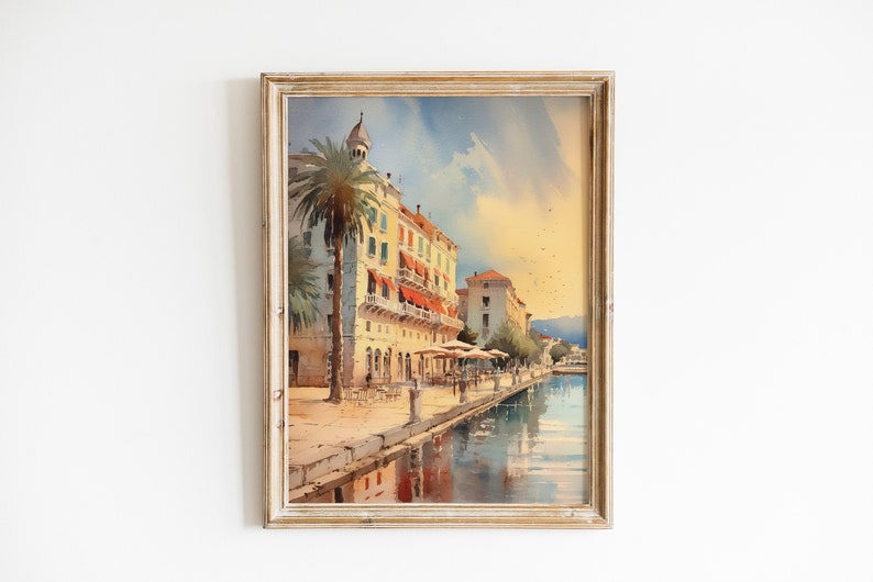 Split Croatia Travel Poster Set of 3 Transform Your Home - Etsy