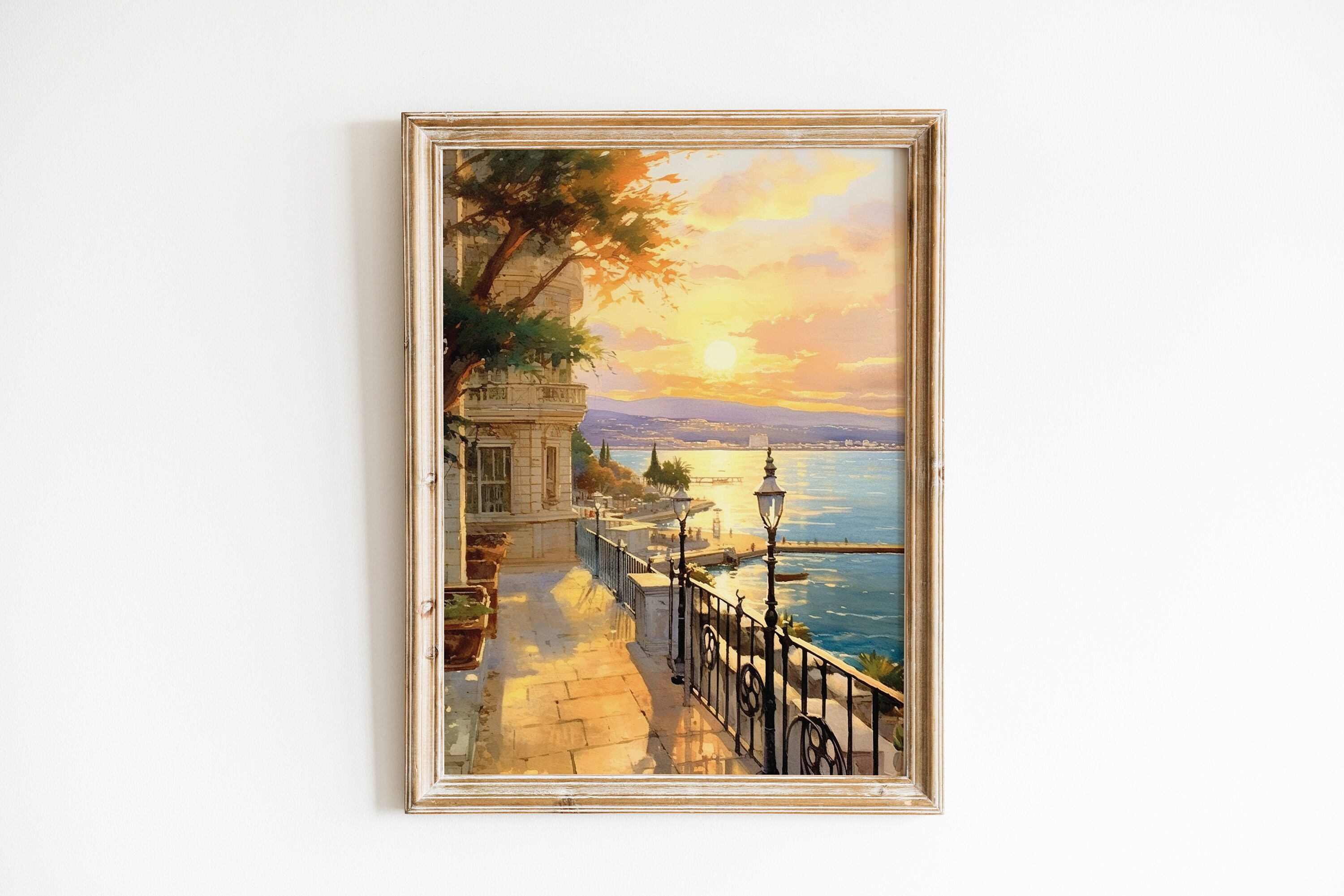 Split Croatia Travel Poster Set of 3 Transform Your Home - Etsy