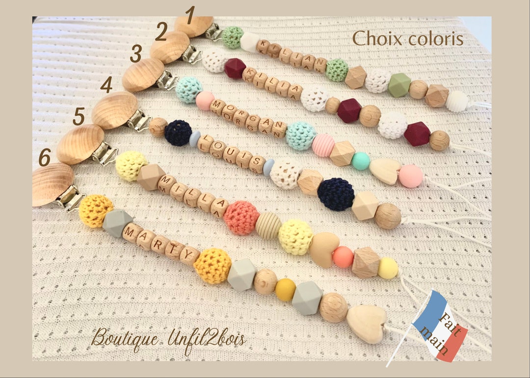 Personalized Pacifier Attachment Boy or Girl/lollipop Attachment Hook ...