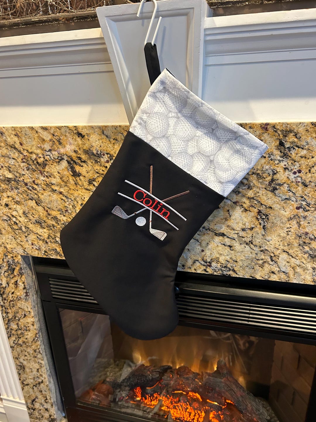 Golf Sport Christmas Stocking With Choice of Name or Plain - Etsy