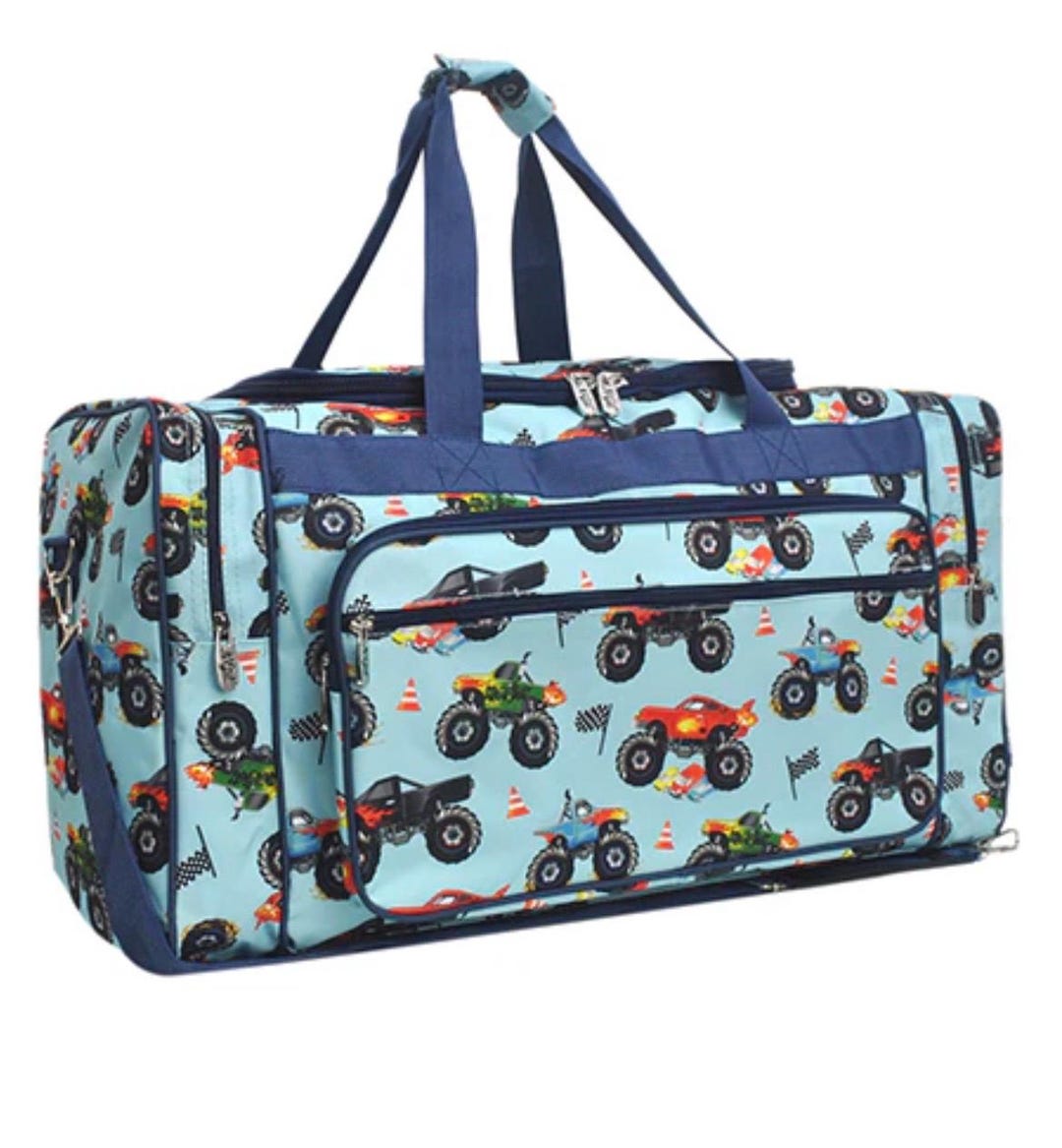 Monster Truck Vehicle Duffle Bag Luggage Monogramed Personalized or ...
