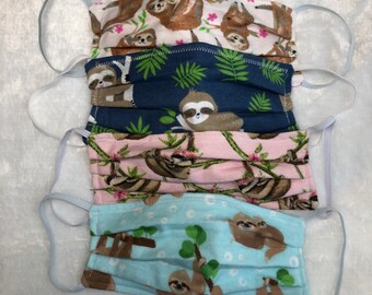 Sloth Face Mask | Etsy