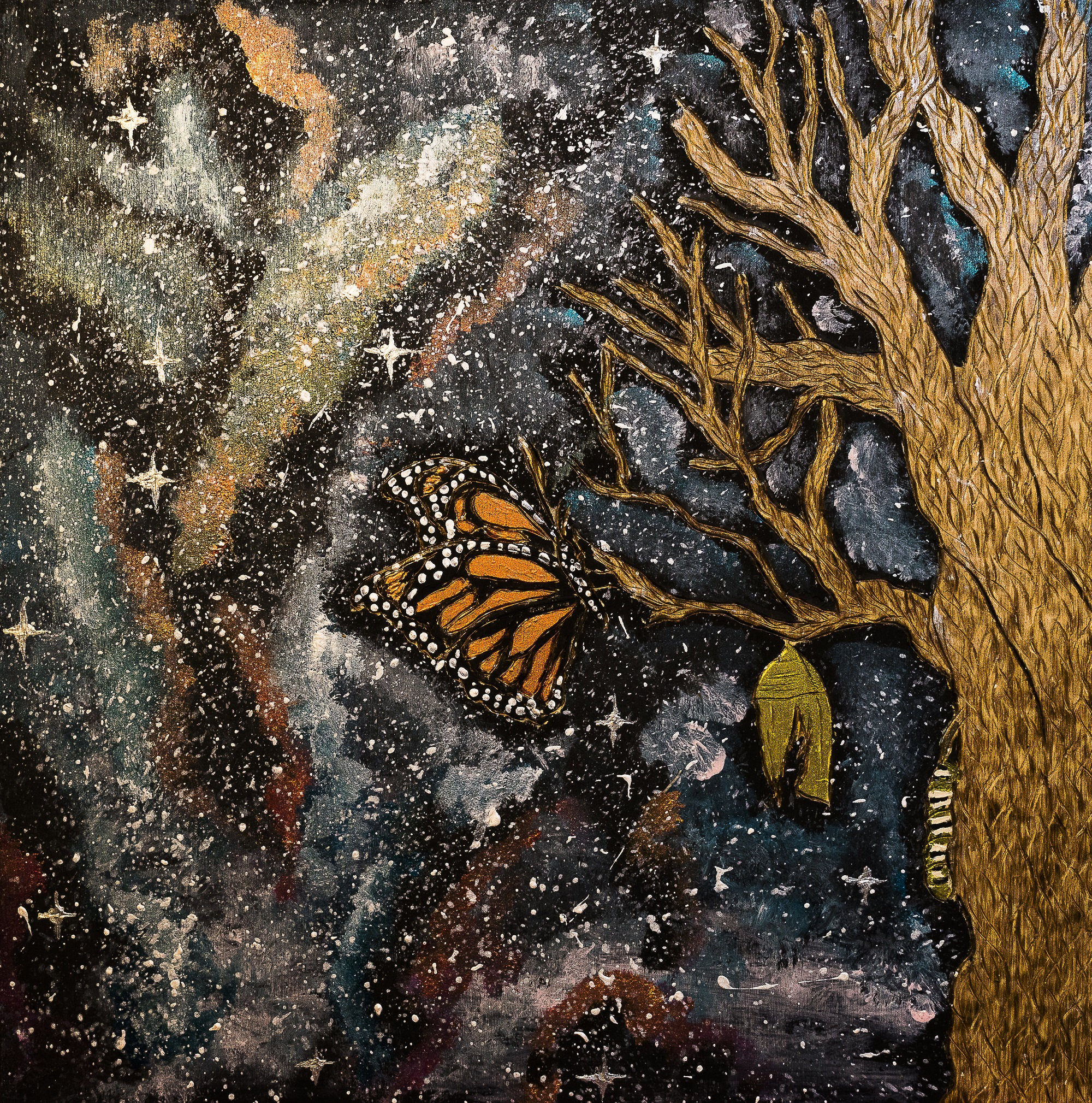 Butterfly Metamorphosis Art