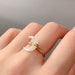Moon Ring Gold, Mother of Pearl, Wire Wrapped Bohemian Celestial ...