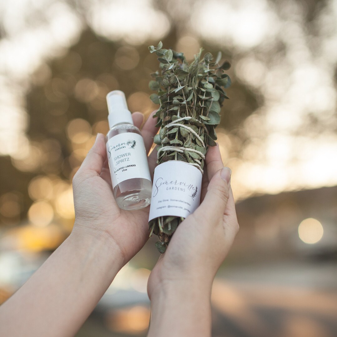 Eucalyptus Lavender Spritzer and Smudge Shower Mist Spray Shower Spritz ...