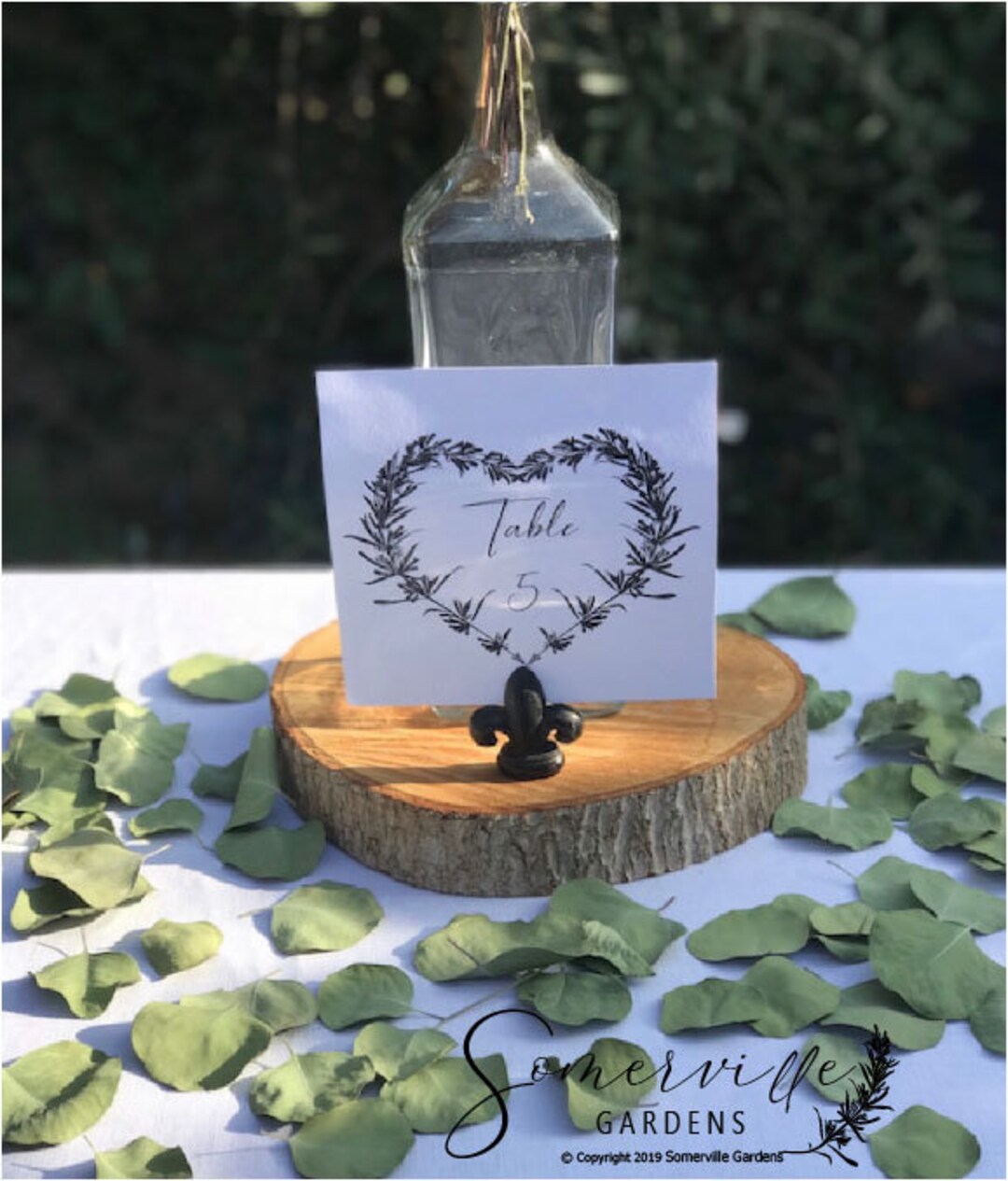 Heart Wreath Table Numbers | Wedding Table Numbers | Wedding Tablescape ...