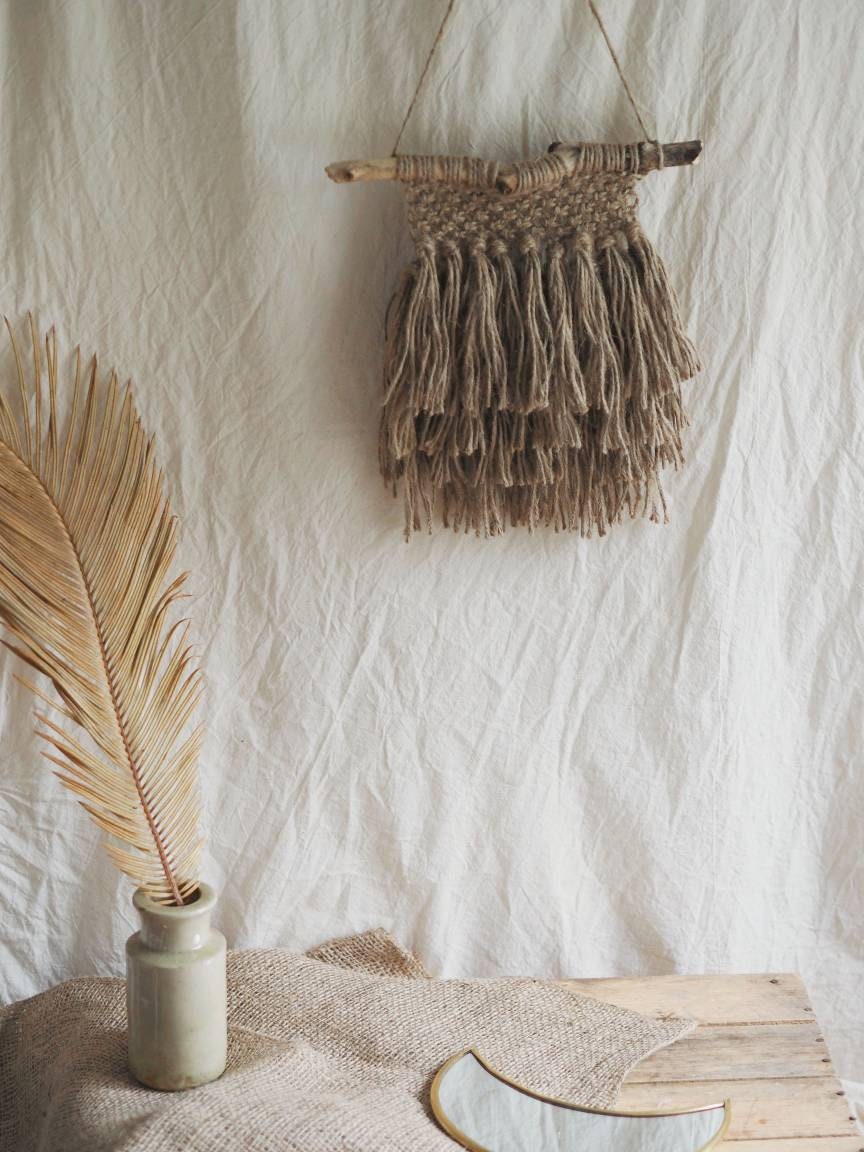 Natural Jute Macrame Wall Hanging Rustic Twine Wall Decor - Etsy UK