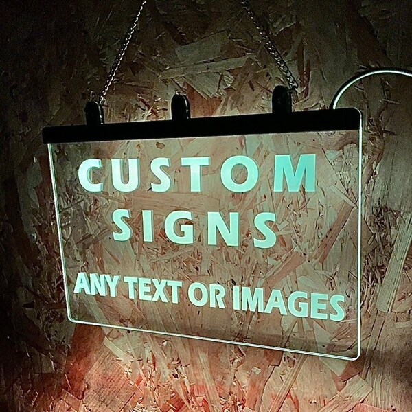 Custom Led Signs - Etsy
