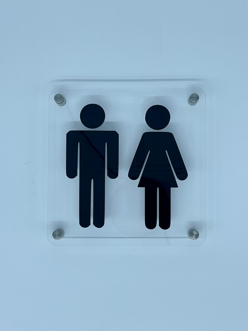 Toilet Sign Restroom Plaque Toilets - Etsy