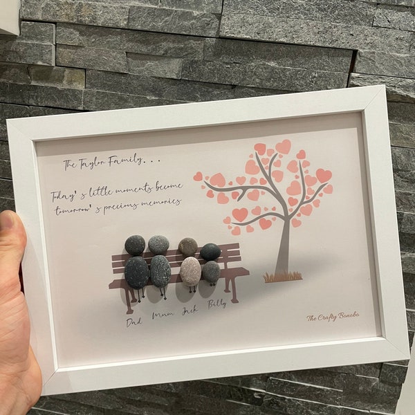 Pebble Art Family - Etsy