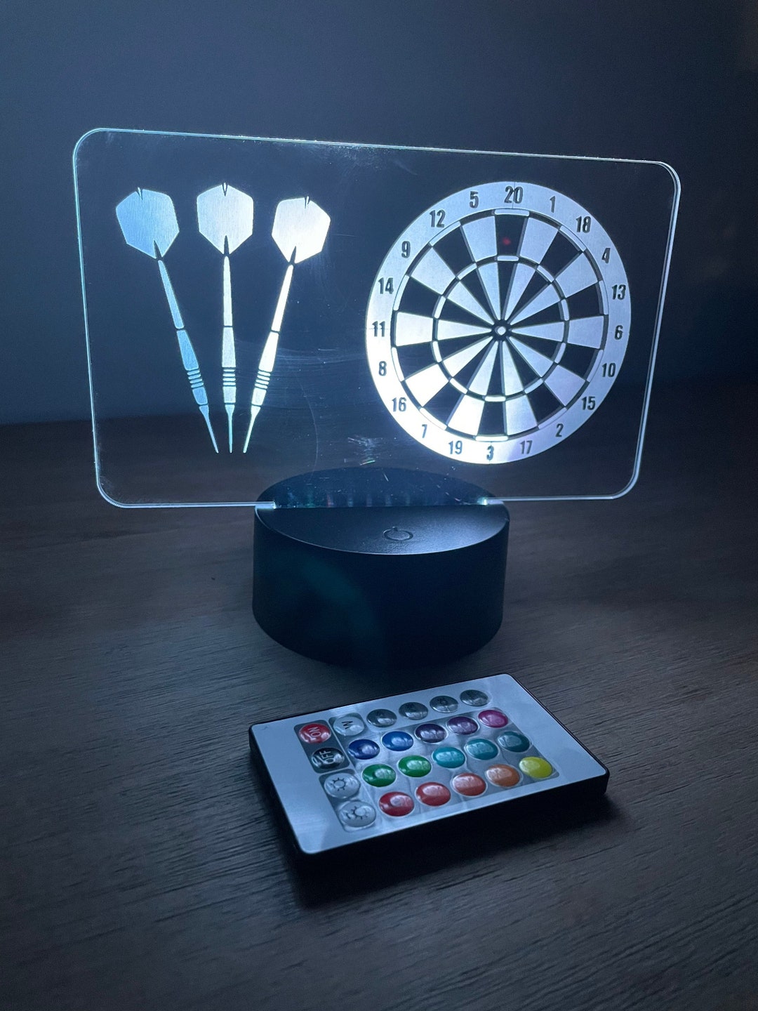 Darts LED Sign Dart Bar Neon Darts Sign - Etsy