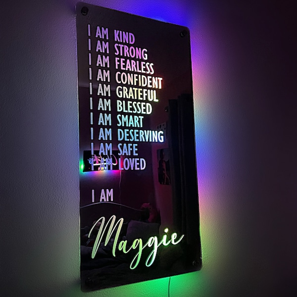 Wall Decal Mirror - Etsy