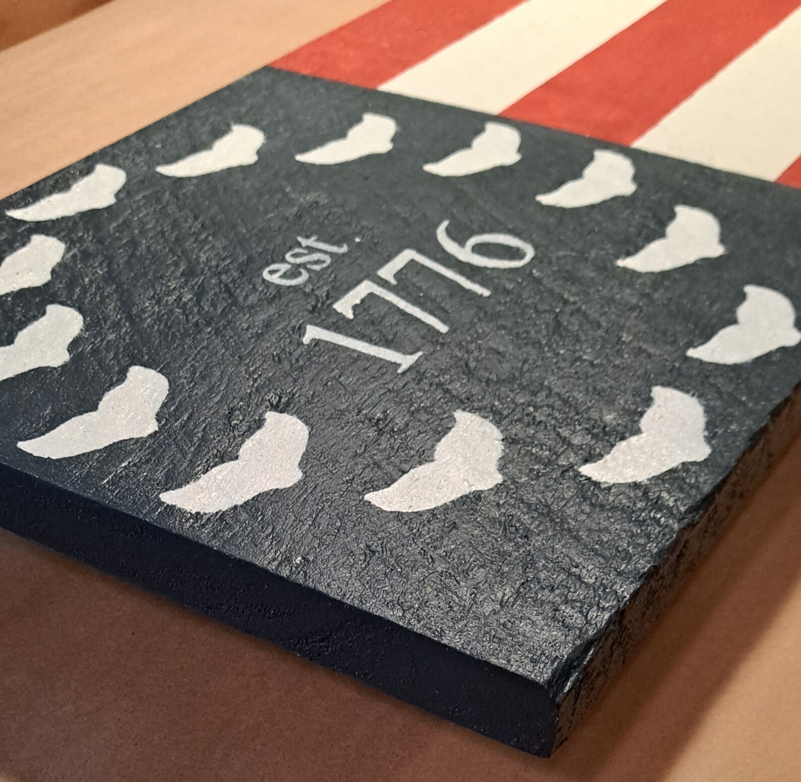 Big glorious Betsy Ross Whale's Tails and Stripes Sign From Plymouth,ma ...