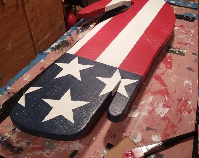 American Flag Wood Inlay Calligraphy Fountain Pen or Rollerball With a ...