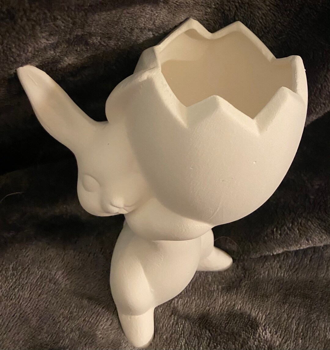 Ceramic Bisque Easter Bunny Dish Ready to Paint - Etsy