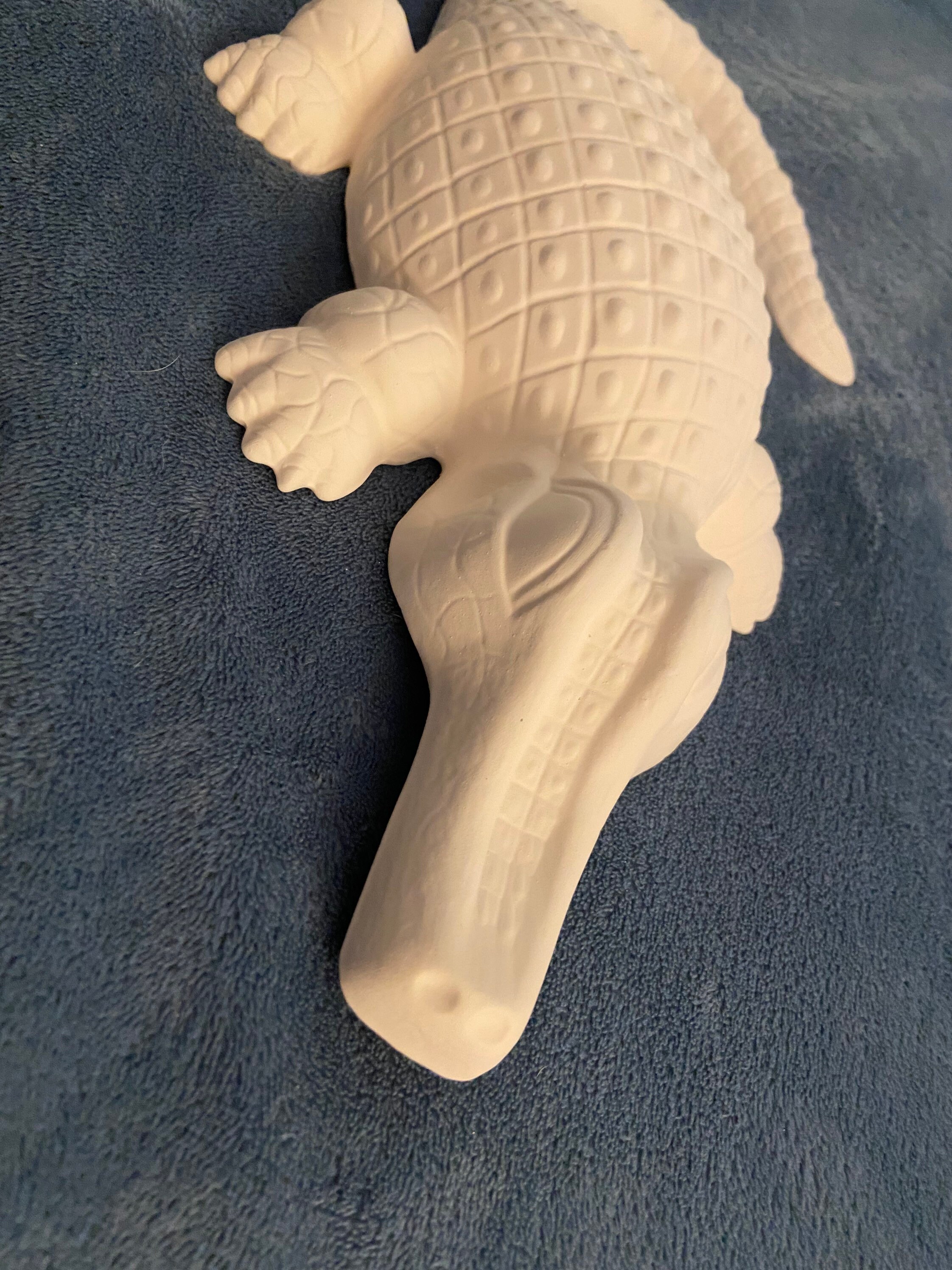 Ceramic Bisque Alligator Ready to Paint | Etsy