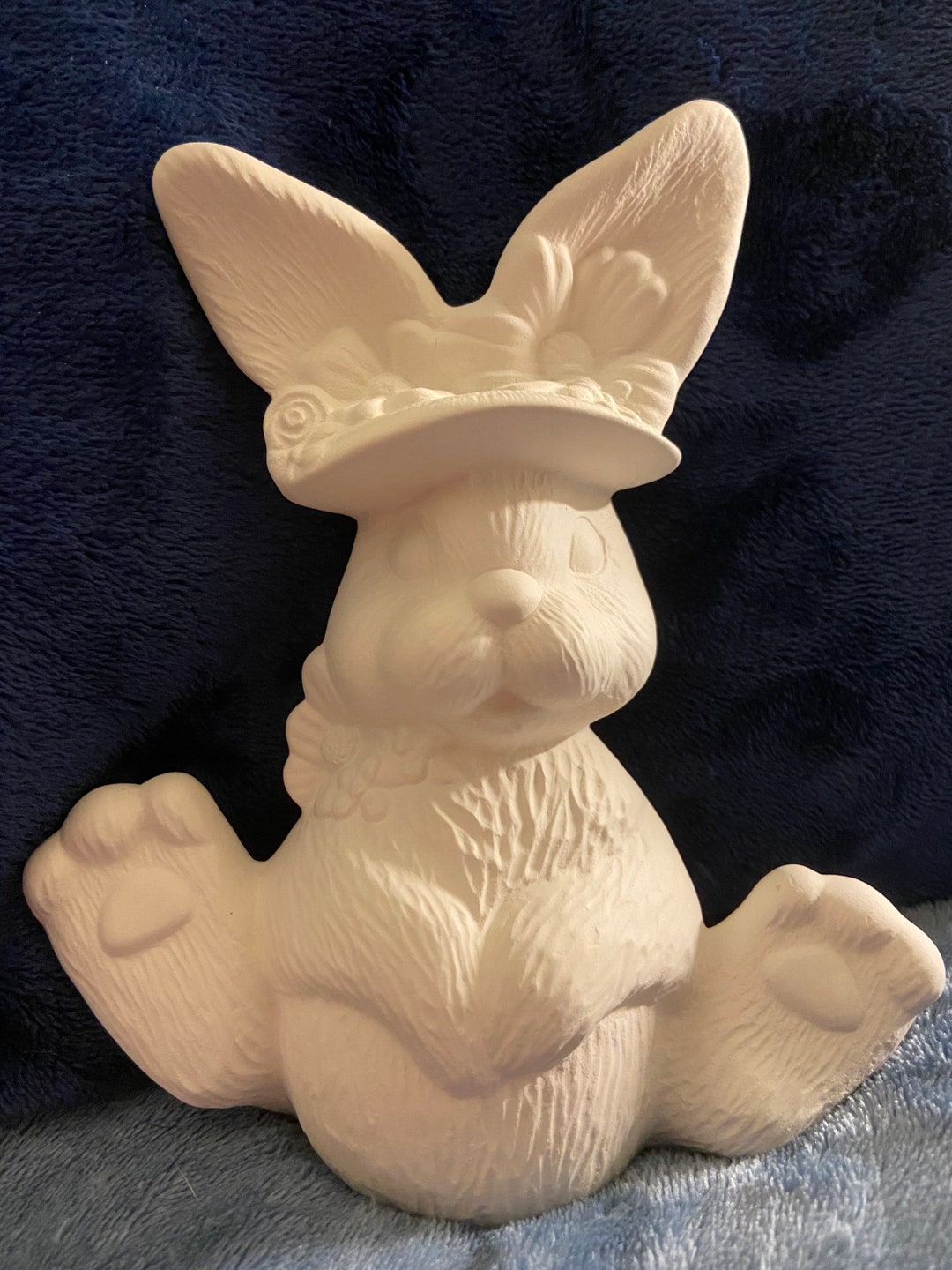 Ceramic Bisque Spring Bunny Ready to Paint - Etsy