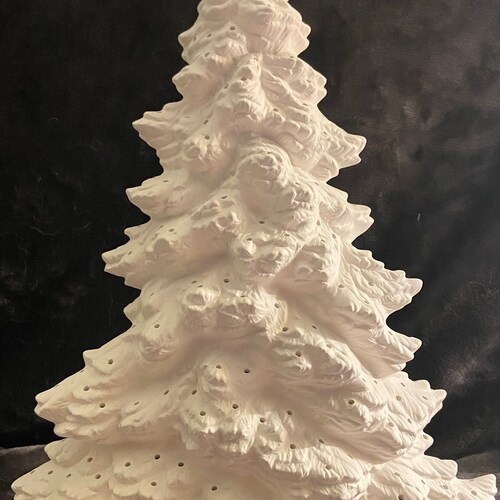 Atlantic A64 Ceramic Christmas Tree With Base Bisque ready | Etsy