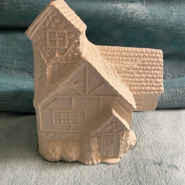 Ready to Paint Ceramic Bisque Christmas House - Etsy