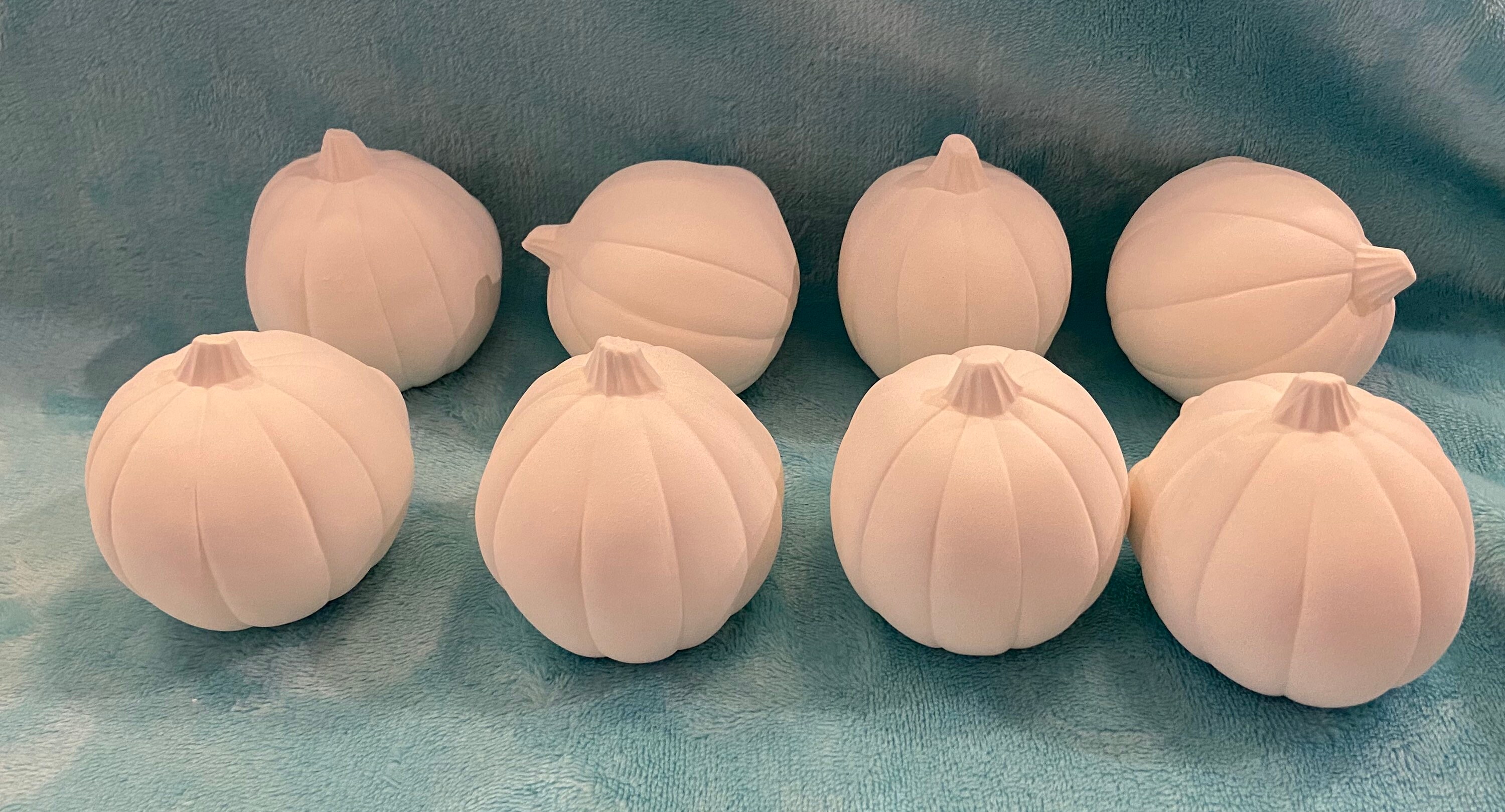 Ceramic Bisque Halloween Pumpkins Set Ready to Paint | Etsy