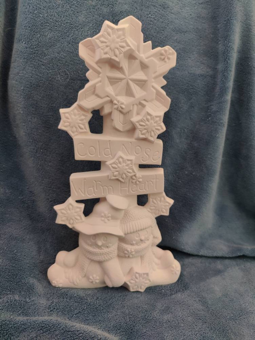 Ceramic Bisque Snowmen Ready to Paint - Etsy