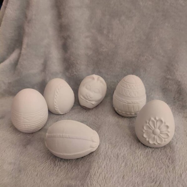 Ceramic Eggs to Paint - Etsy