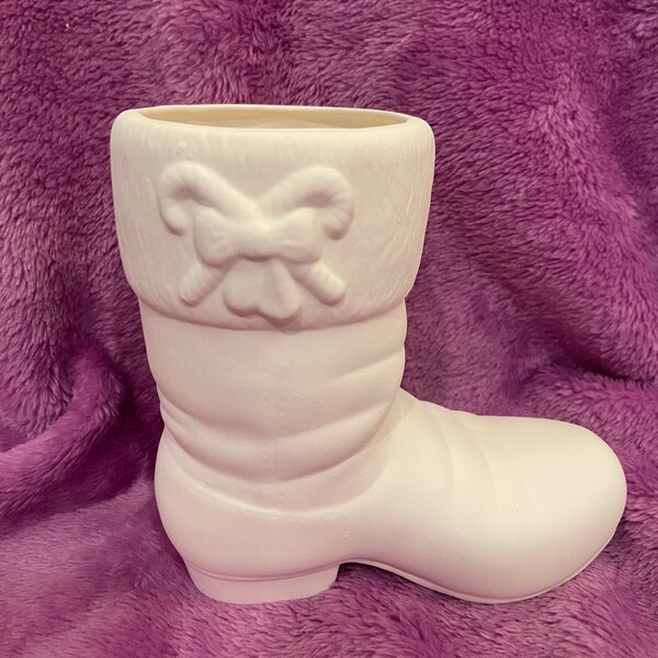 Santa Boot Vase - Etsy