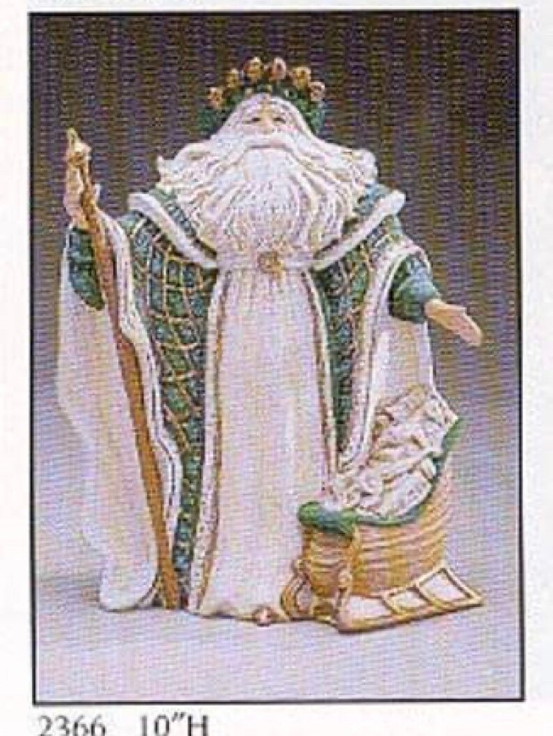 Gare Pinecone Santa Ceramic Bisque ready to paint 2366 | Etsy