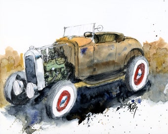 Ford Model a Roadster - Etsy