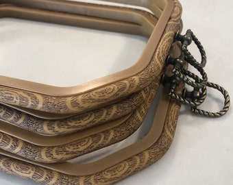 Nurge Embroidery Flexi Hoop Cross Stitch Oval Display Wood - Etsy UK