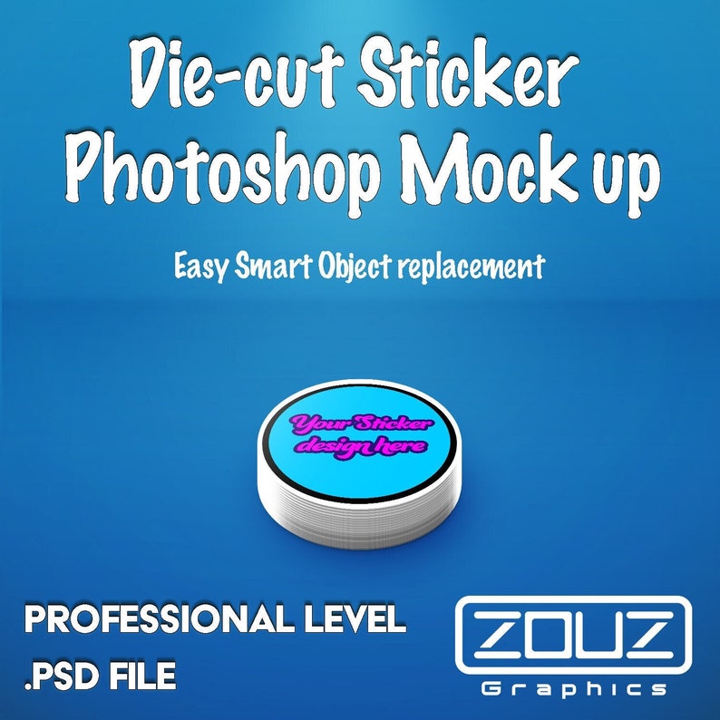 PREMIUM STICKER Mockup Sticker Stack Mockup Professional - Etsy