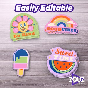 REALISTIC STICKER PILE Mockup, Sticker Pile Mockup, Realistic Photoshop ...