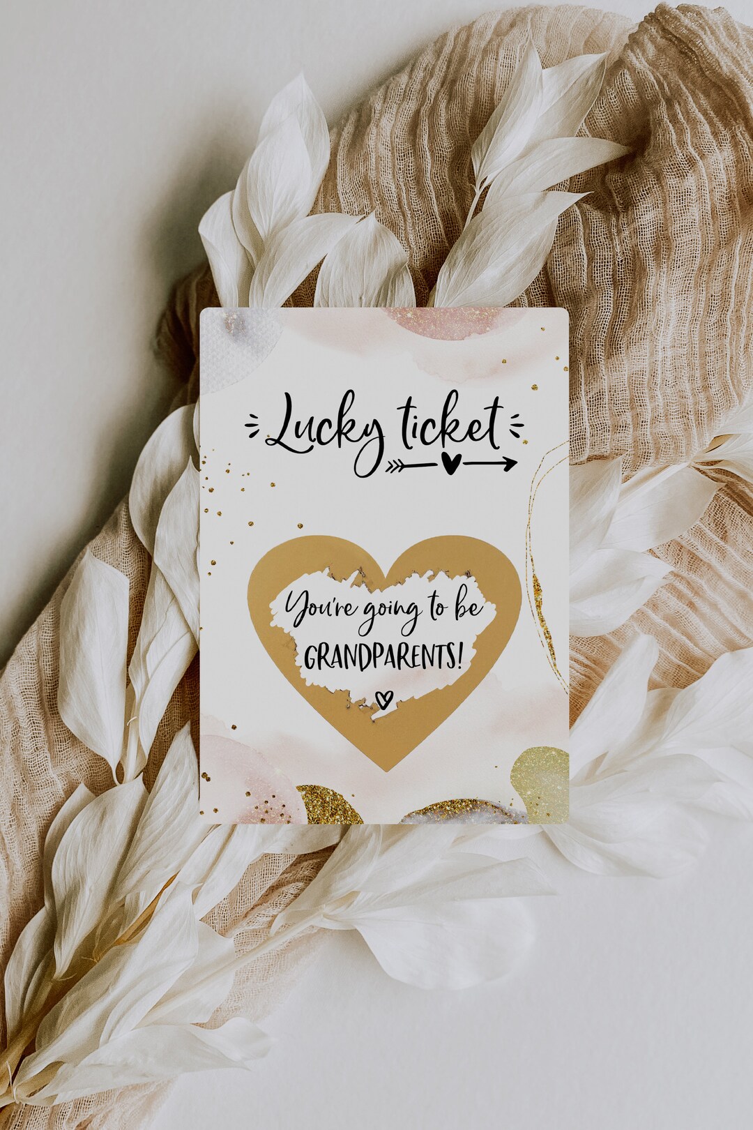 Pregnancy Announcement Scratch Cards You're Going to Be Grandparents ...