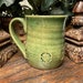 Hold 14 Oz. Handmade Four Leaf Clover Stoneware Pottery Coffee Mug, Tea ...