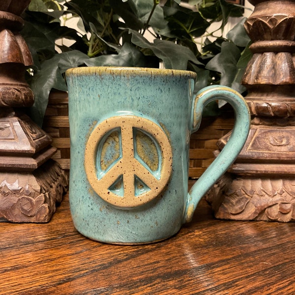 Pottery Peace Sign - Etsy
