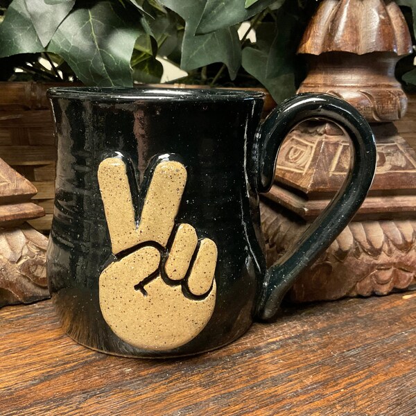 Pottery Peace Sign - Etsy