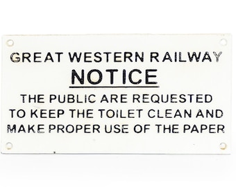 Gwr Train Plaque - Etsy UK