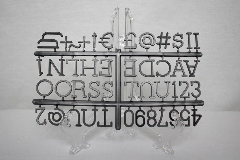188 Black Letters/numbers/symbols for Letter Board - Etsy UK