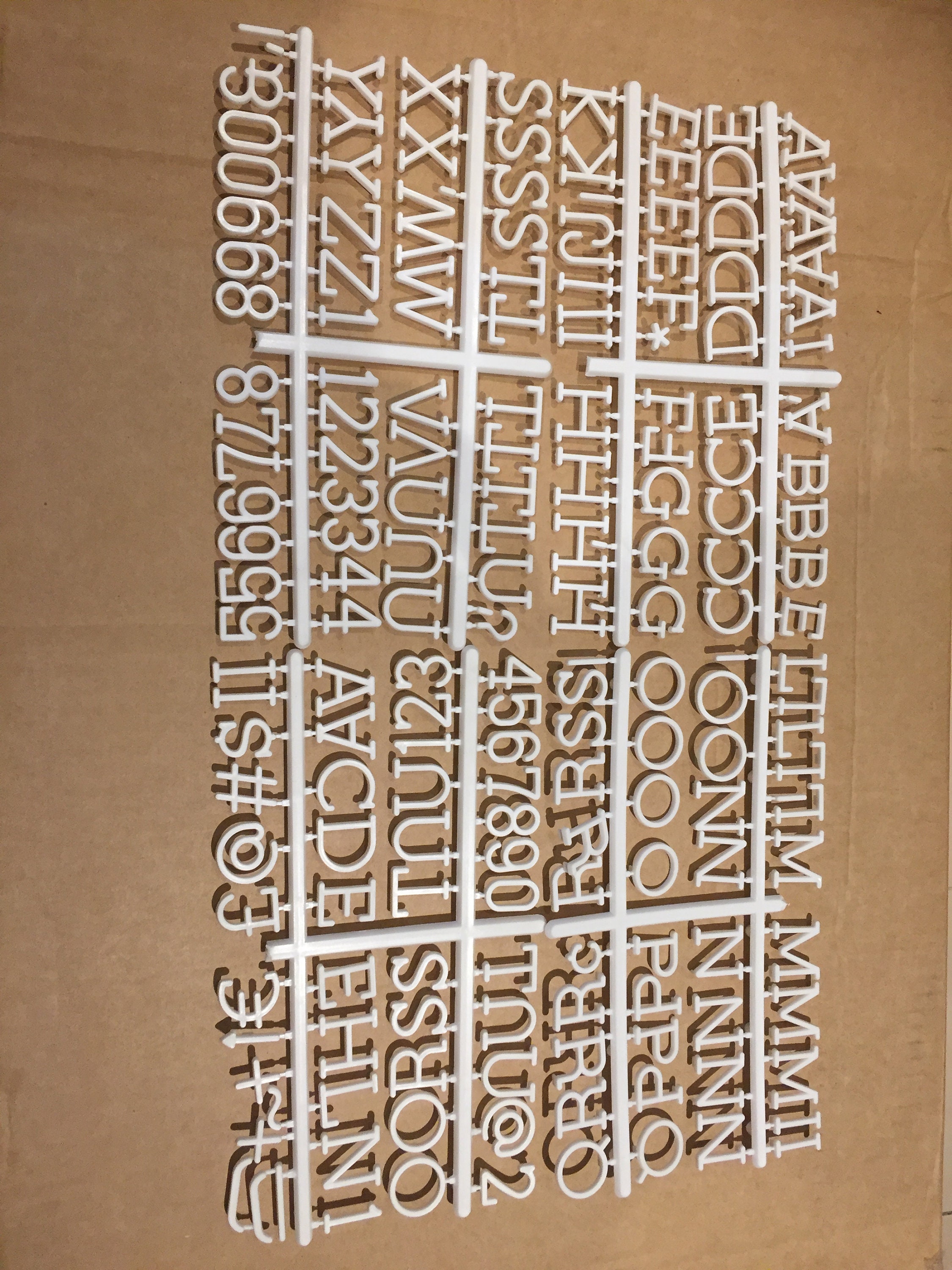 188 Letters/numbers/symbols for Letter Board - Etsy UK