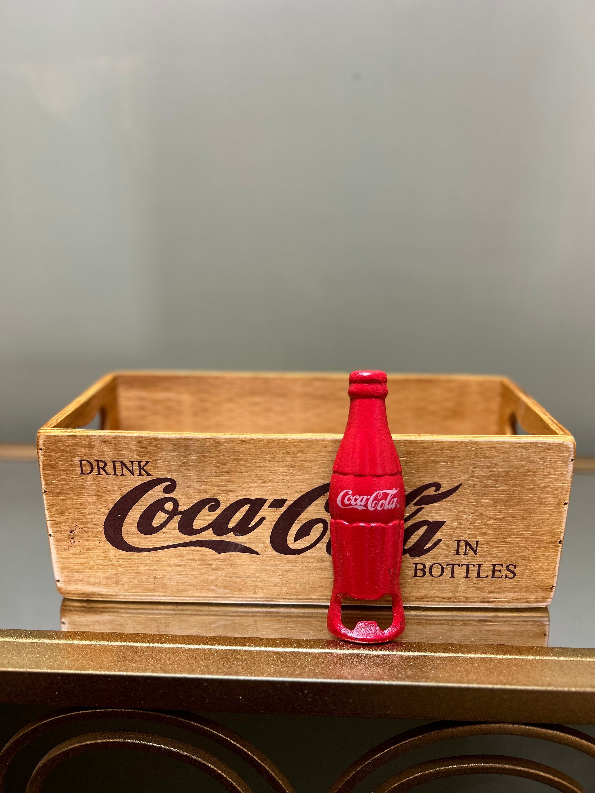 Coca-cola Wooden Box Crate Bottle Opener Bundle - Etsy