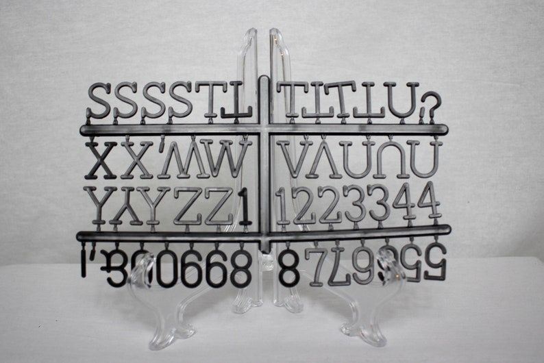 188 Black Letters/numbers/symbols for Letter Boards - Etsy UK