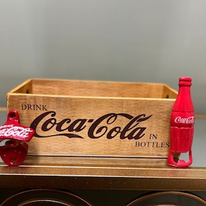 Coca-cola Wooden Box Crate Bottle Opener Bundle - Etsy UK