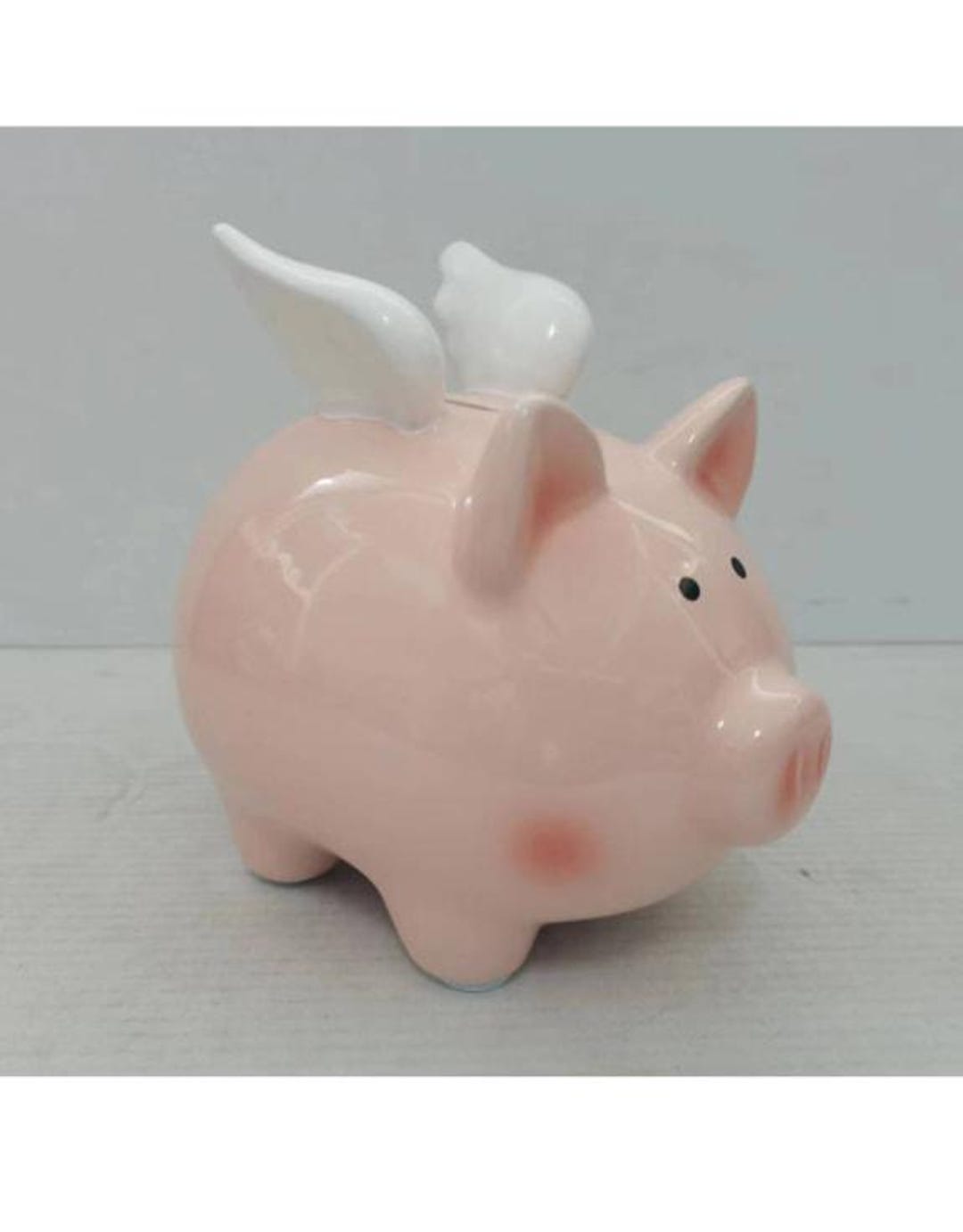 Ceramic Flying Pig Money Piggy Bank - Etsy