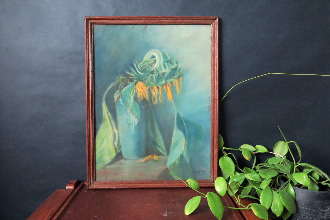 Original Pastel Art by Dr Johannes Van Der Elst From 1940s / Dutch ...