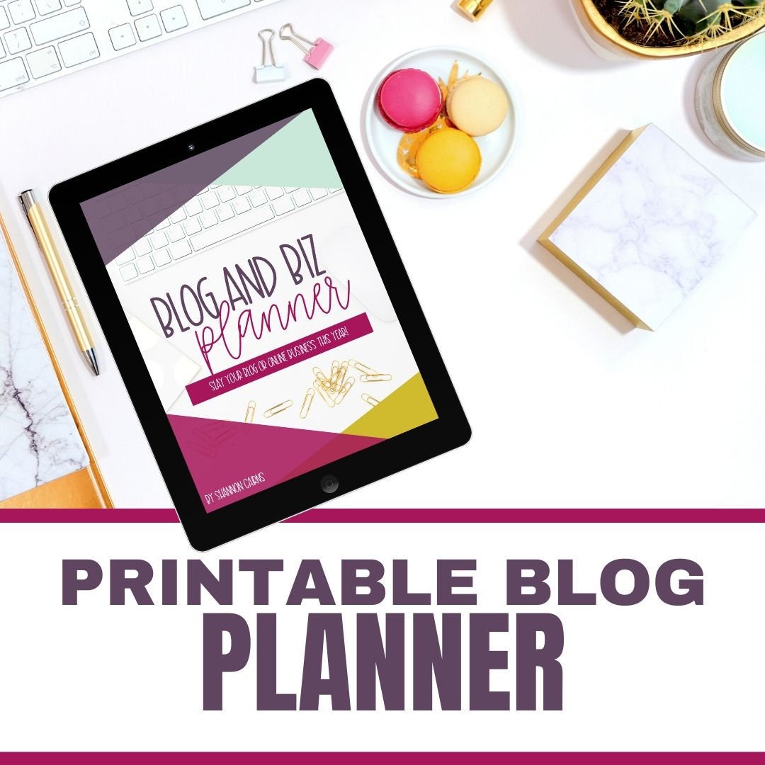 Blog Planner Printable, Blog Planner 2020, Printable Planner, Blog ...