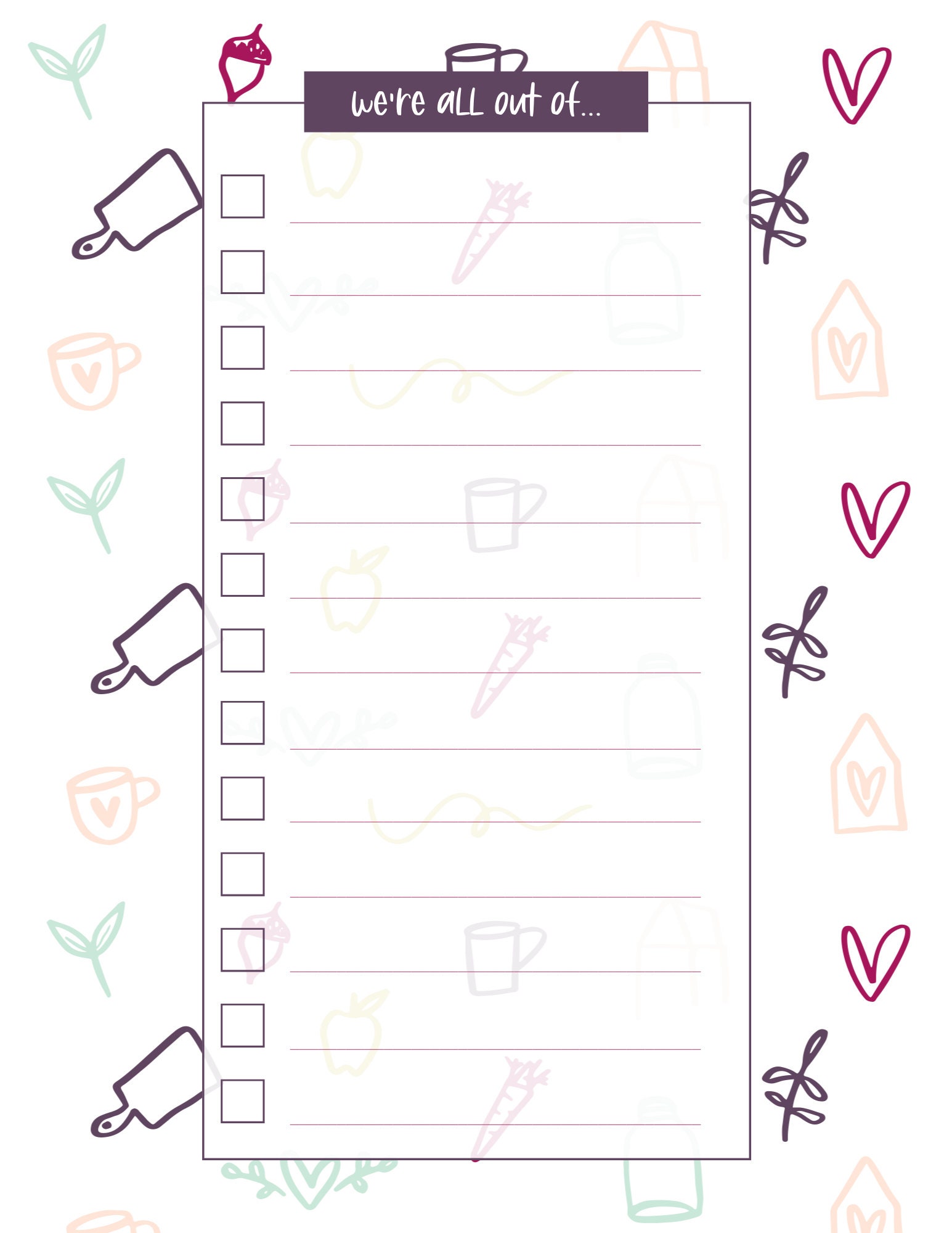 Meal Planner Printable, Meal Planning, Meal Plan Template, Meal Prep ...