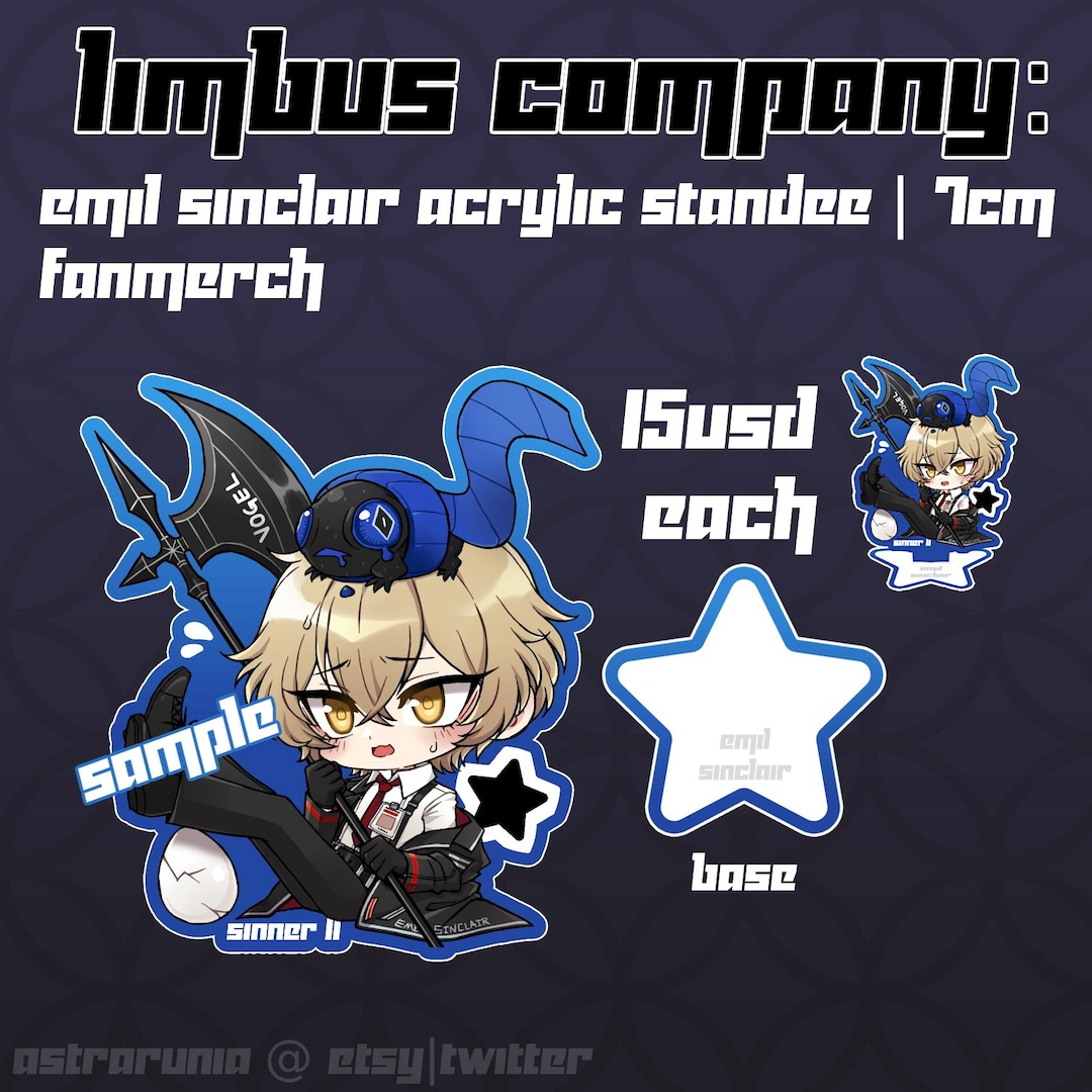 Limbus Company: Emil Sinclair Blubbering Toad Demian Small Acrylic ...